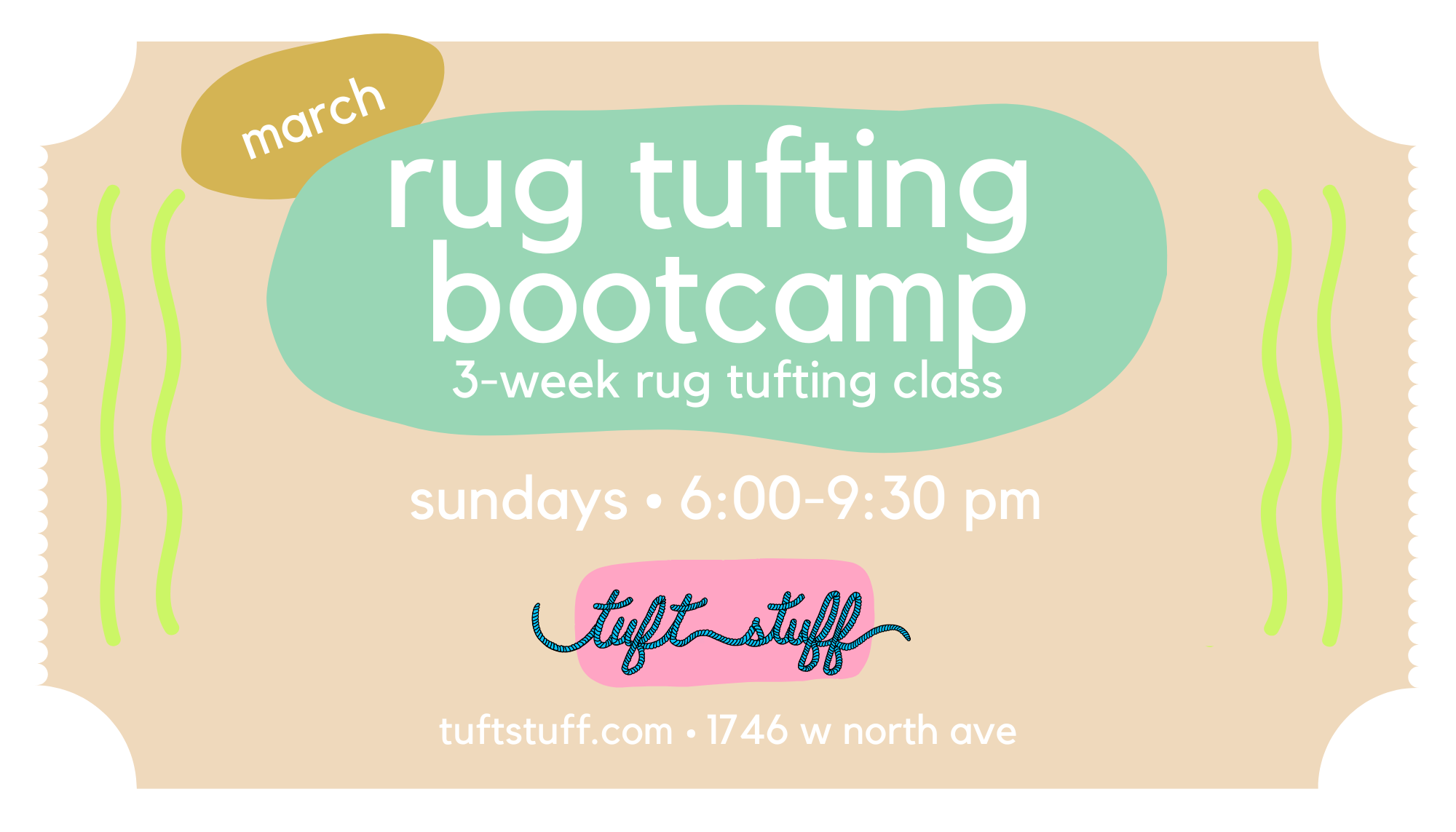 Classes – Tuft Stuff
