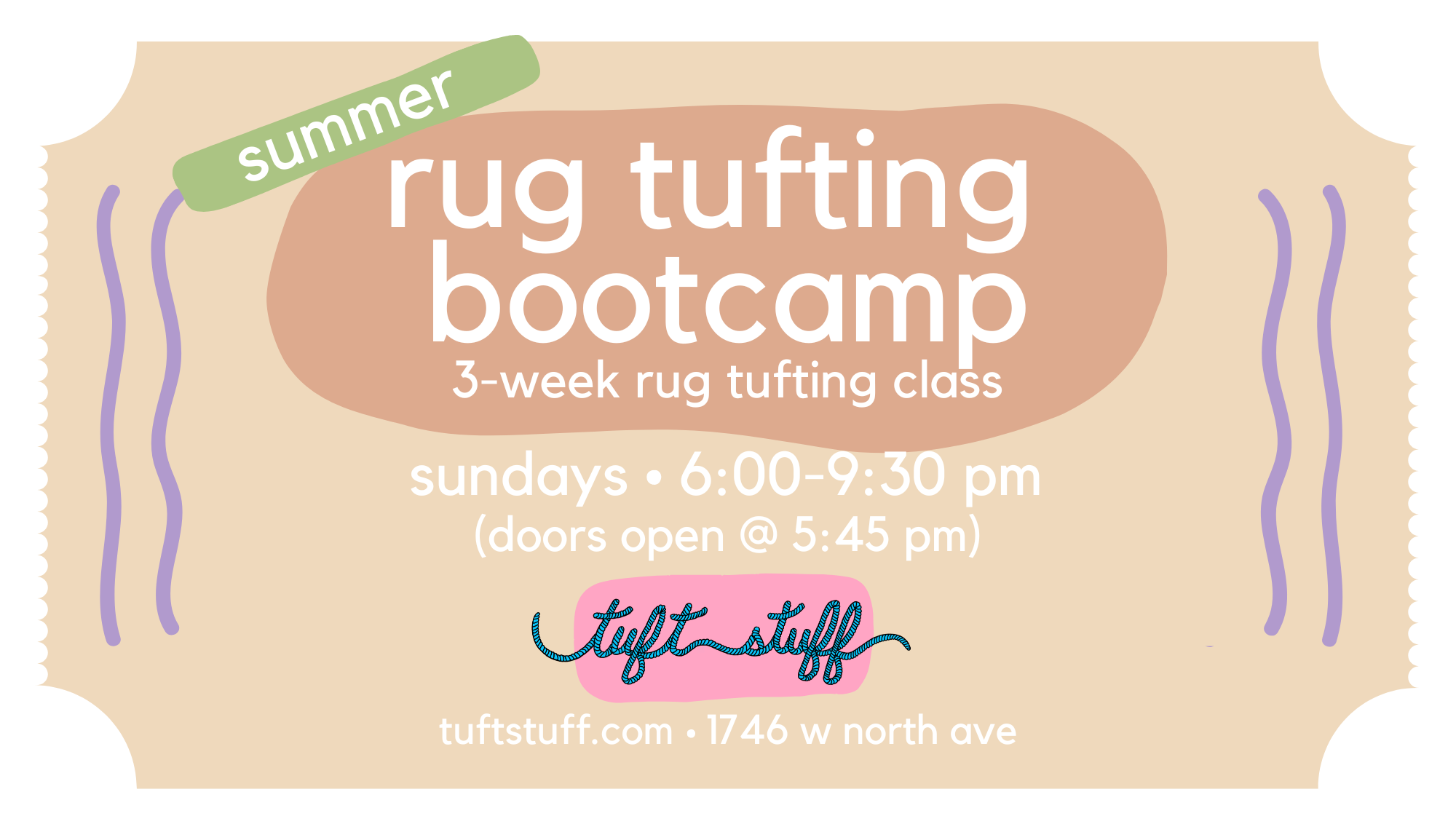 Classes – Tuft Stuff