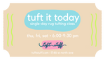 Classes – Tuft Stuff